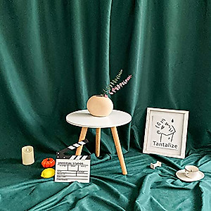 KUKUSOUL 7x10ft Blackish Green Curtain Backdrop Dark Green Portrait Background for Photoshoot Wedding Baby Shower Birthday Decor KUKX009