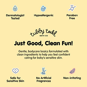 TUBBY TODD All Over Ointment - Baby Eczema Cream - Everyday Multi-Purpose Baby Skin Relief Cream - Sensitive Skin, Dry Skin & Irritation - Steroid & Gluten Free - Fragrance Free, 2 Pack 3.5oz & 8oz