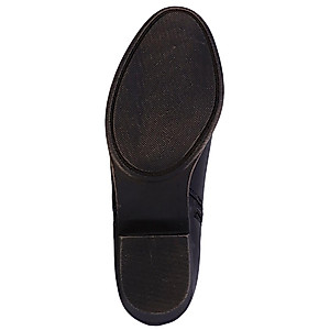 Nautica Women's Ankle Boots - Chic Vegan Leather Booties with Zipper | Low Heel, Versatile Style for Winter Fashion, Dress, or Casual Wear-Alara-Black Size-7.5