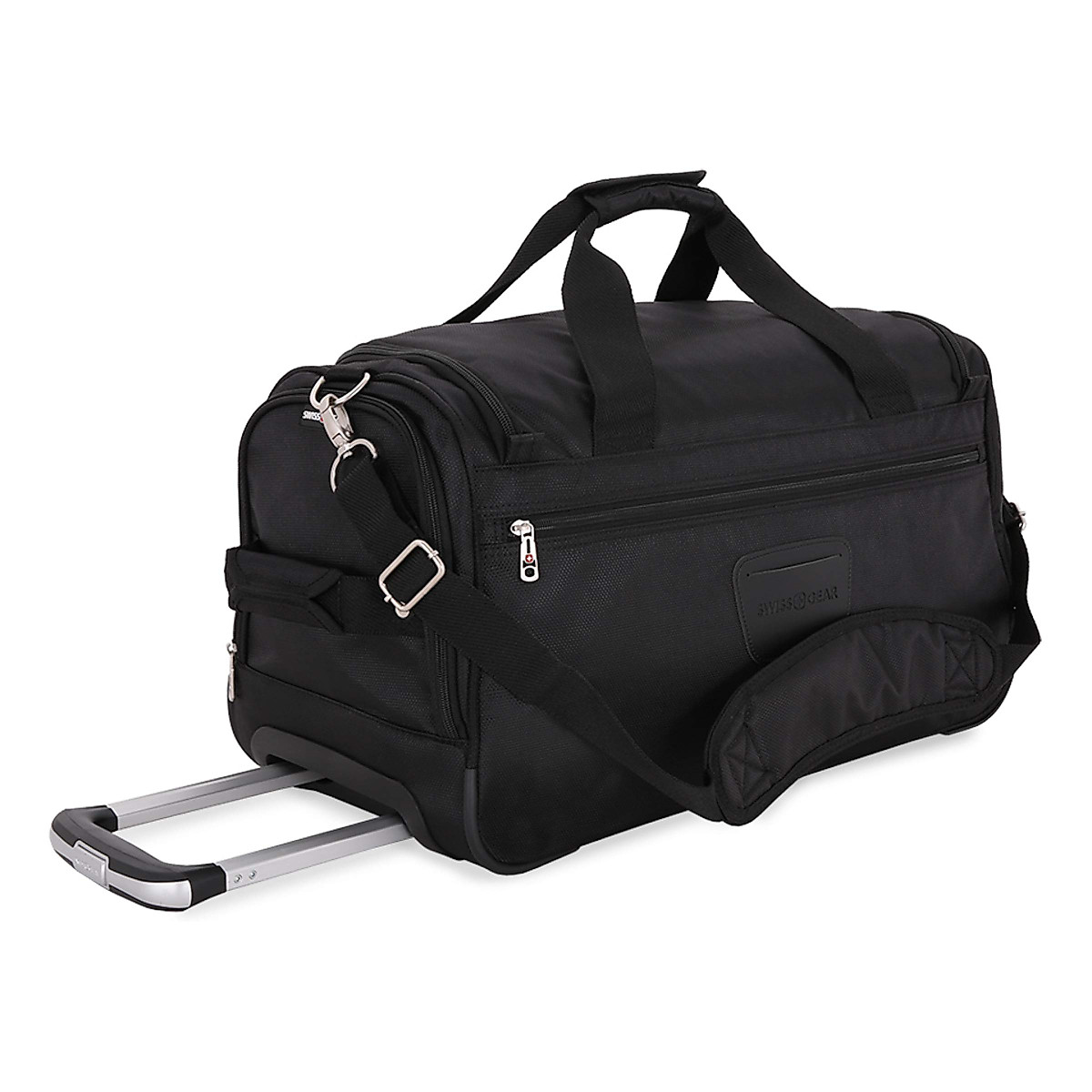 SWISSGEAR Large Lightweight Rolling Duffel | Wheeled, Soft-Shell Luggage | Men's and Women's - Blue/Green