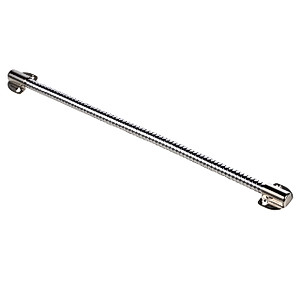 UHPPOTE Flexible Armored Door Loop Wire Protector with Alloy Ends (16" Long, 1/2" OD)