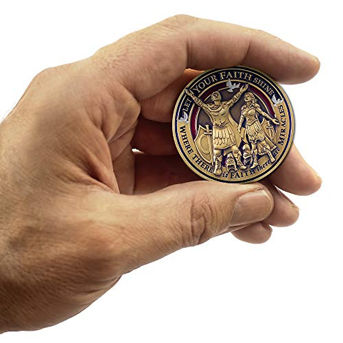 Faith (Armor of God) Challenge Coin · Faith in God Challenge Coin