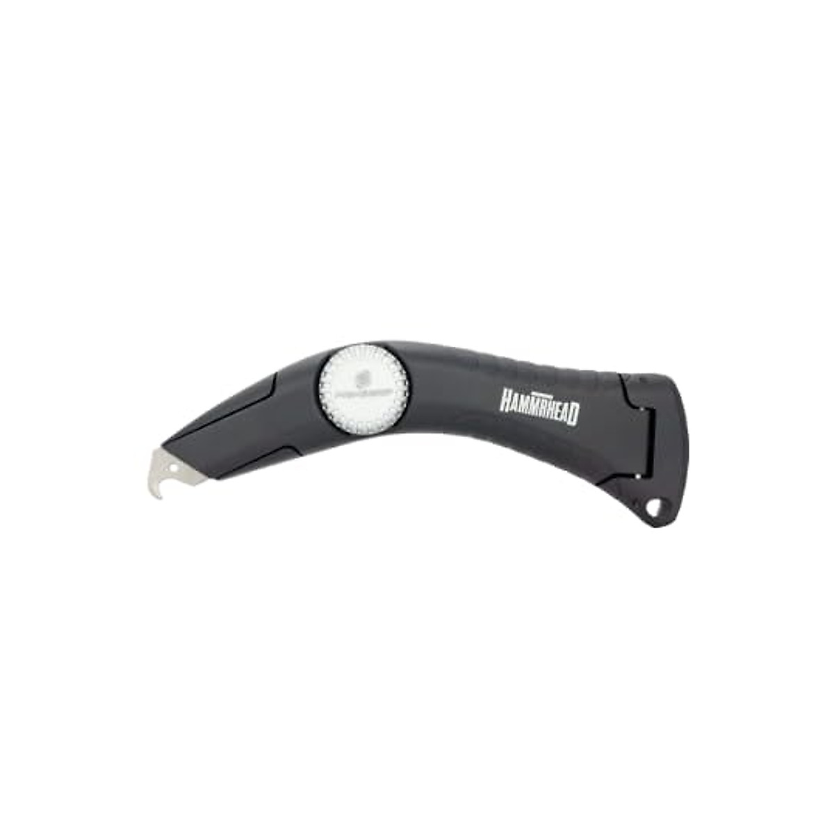 Supreme Leather Introducing the HammerHead Knife, Revolutionary Roofing Knife Engineered for Efficiency and Safety, HammerHead Knife, Black