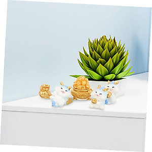 DOITOOL Dragon Decor 6 pcs Resin Mini Adorable Dragon Statue Mini Dragon Statue Desktop Dragon Statue Mini Dragon Figure Adorable Dragon Figure Chinese Zodiac trinkets