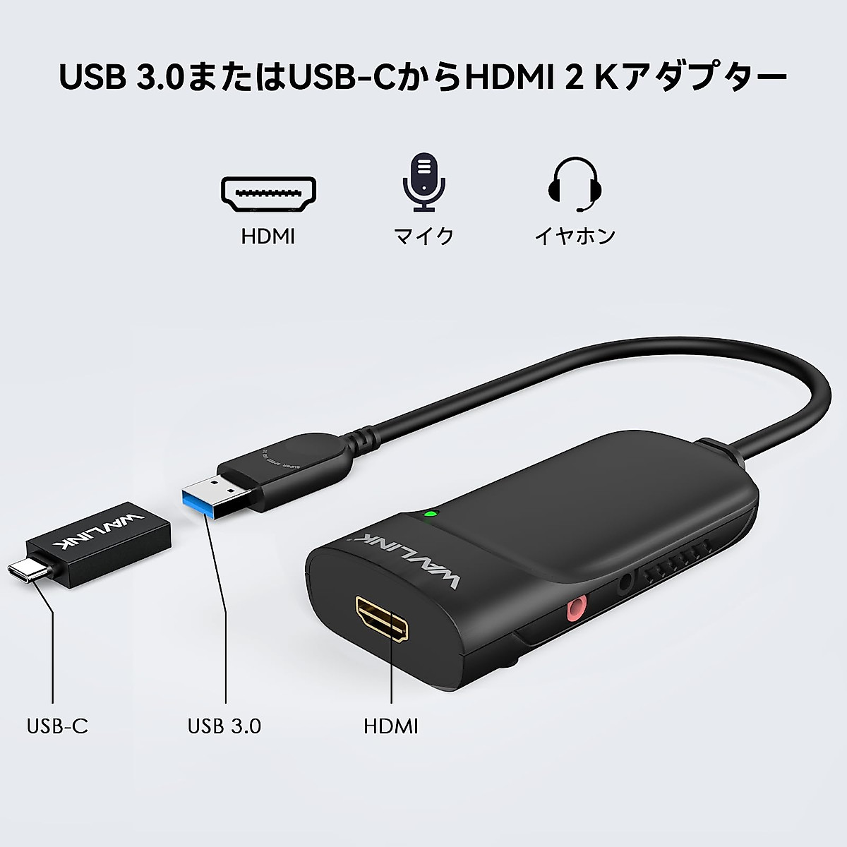 WAVLINK USB 3.0 to HDMI Universal Video Adapter, Displaylink Chips Supports up to 6 Monitor displays, Compatible with Windows, MacOS, Ubuntu 20.04,22.04,LTS, ChromeOS-Upgrade Version