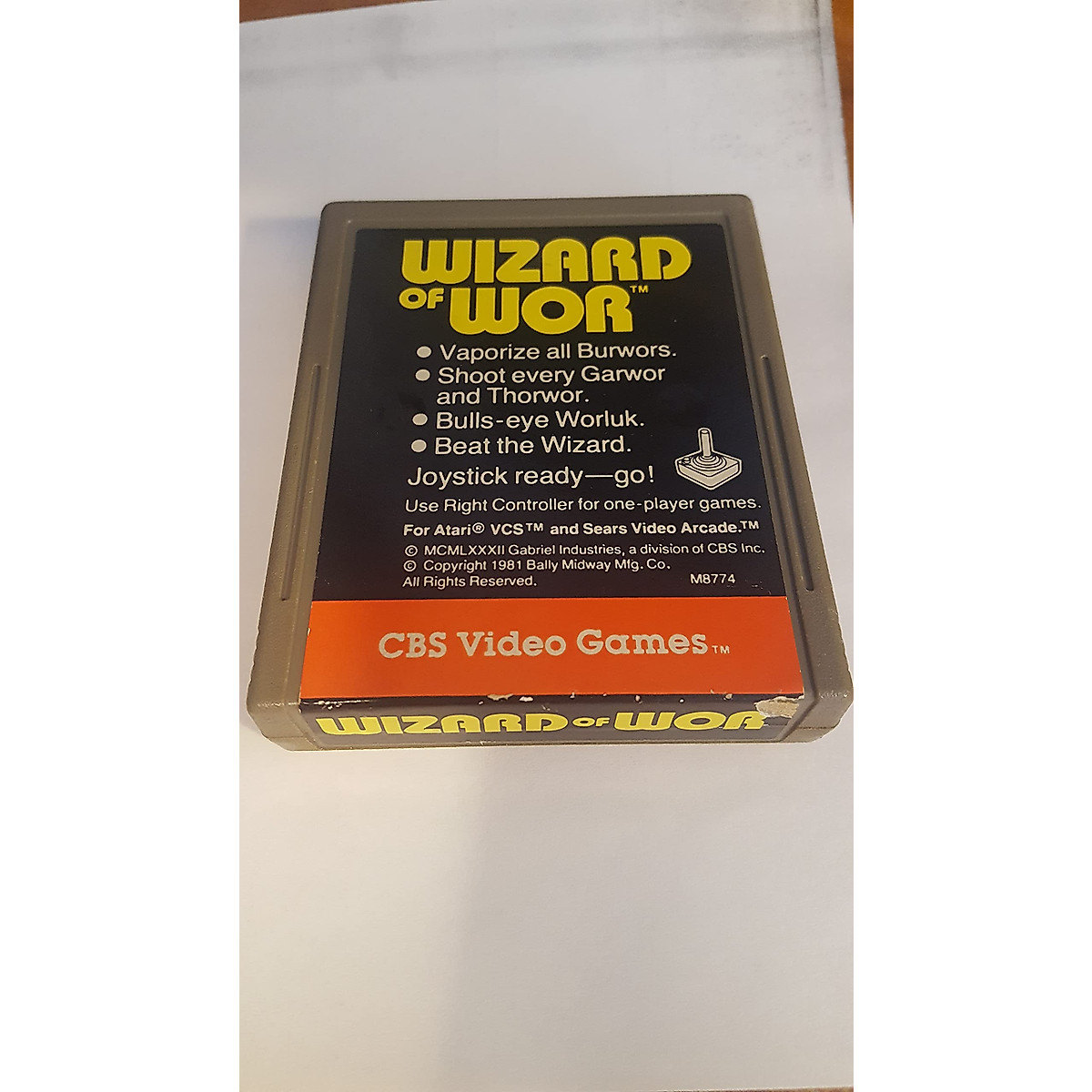 Wizard Of Wor-Atari 2600 Series-Video Game