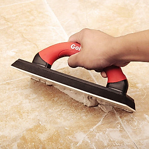 Goldblatt 12" by 4-inch Gum Rubber Float with Soft Handle - G02723
