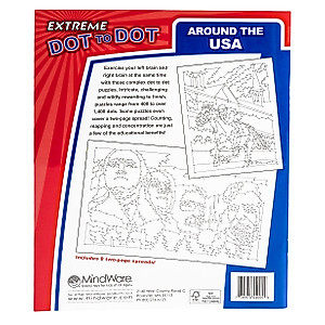 Extreme Dot to Dot Around The USA Puzzle