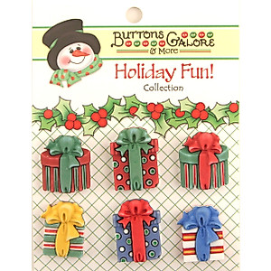 Buttons Galore Christmas Craft & Sewing Buttons Set of 3 Cards