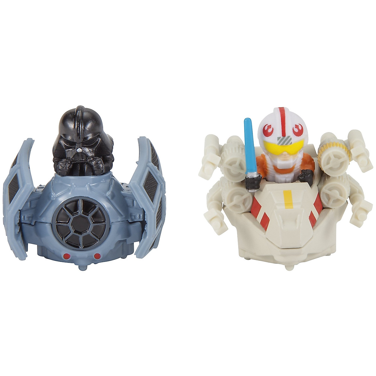 Hot Wheels Star Wars Darth Vader Tie Advanced Vs. Luke Skywalker X-Wing Fighter 2-Pack, Vehicle