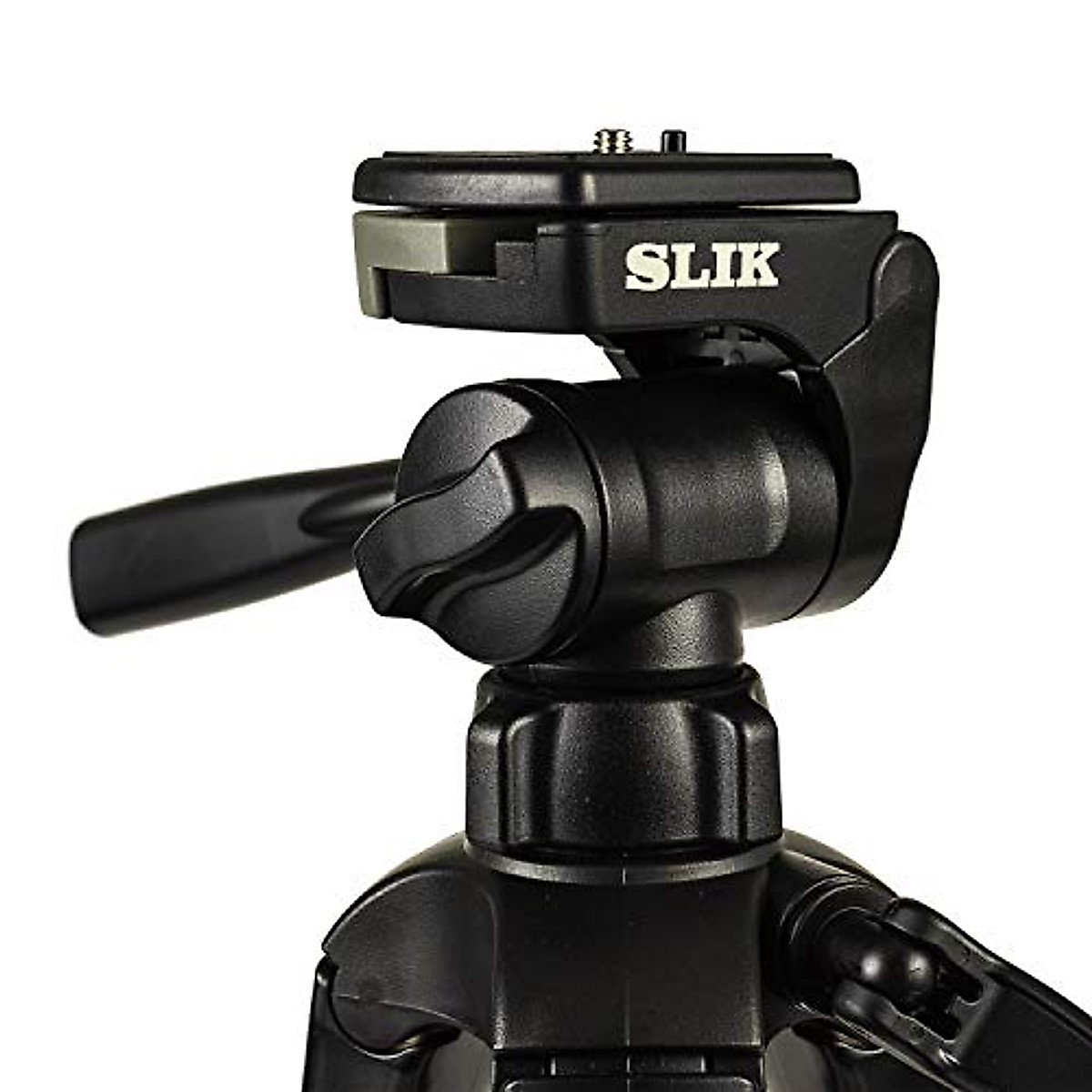 SLIK U8000 Tripod with 3-Way, Pan-and-Tilt Head,Silver