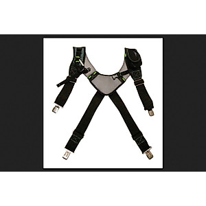 McGuire-Nicholas - BL-30289 30289 Bl- Load Bearing Gelfoam Suspenders For Added Back Support, Black Black