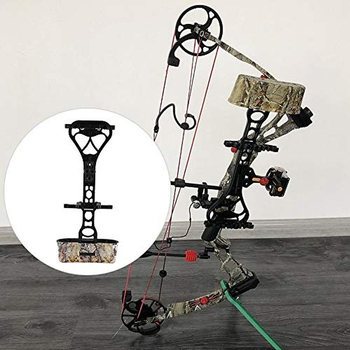 DaMohony 6-Arrow Quick Release Quiver, Arrow Bow Quiver Crossbow Quiver Archery Arrow Holder for Compound Bow Hunting Shooting