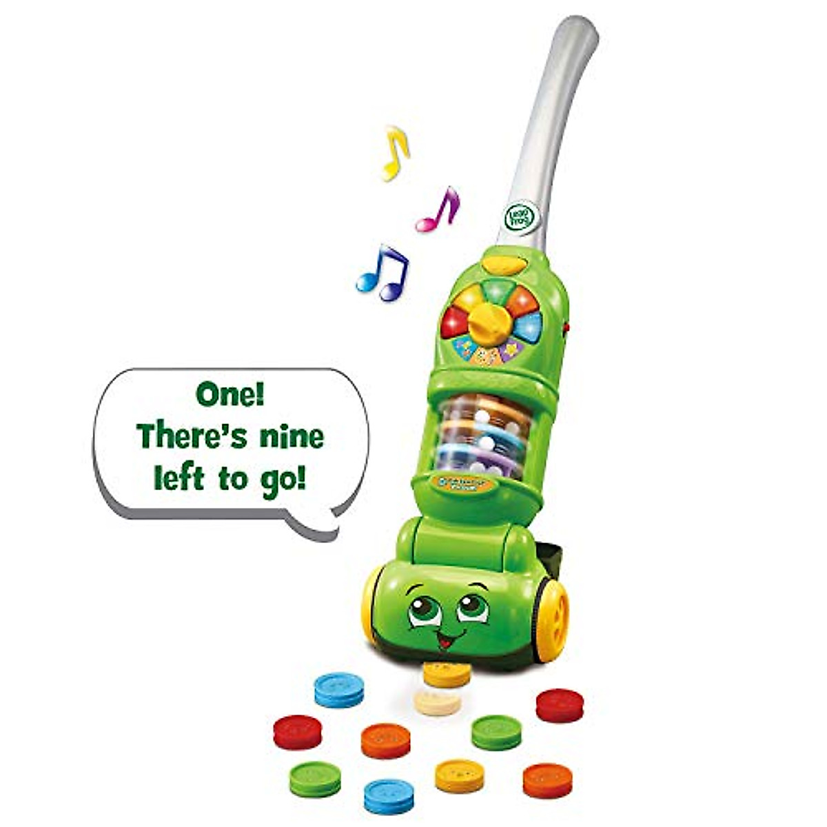 Leapfrog Pick Up and Count Vacuum, Green