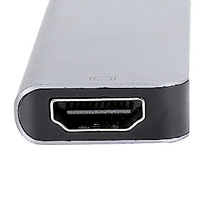 5 in to 1 USB Hub, Portable TypeC Hub to for HDMI+USB+PD Adapter Dock 4K High Definition Adapter Plug and Play