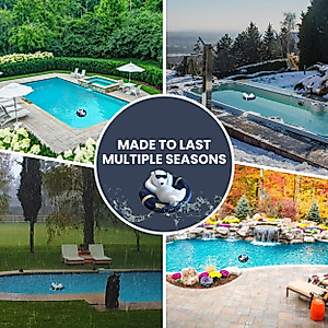 Generic Floating Pool Temperature Thermometer | Easy Read Water Temperature Outdoor & Indoor | Adorable Polar Bear Shape Design Water Thermometer for Swimming Pools Hot Tubs & Spas