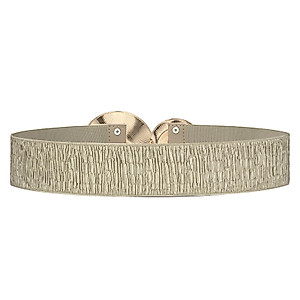 YooAi Womens Belts for Dress Wide Elastic Belt Fashion Stretchy Cinch Belt for Women Dresses Khaki M 28