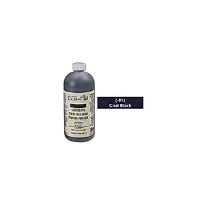 Tandy Leather Eco-Flo Leather Dye Quart (946 ml) Coal Black 2601-01