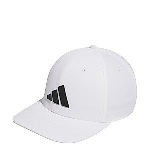 adidas Tour Snapback Golf Hat, White, One Size