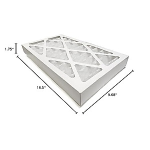 Nispira 5-Micron 3410 Outer Air Filter Replacement Compatible with WEN 3410 / POWERTEC AF4000 / Shop Fox W1830 / Grizzly G0738 Air Filtration System Part 90243-027-2, 6 Packs