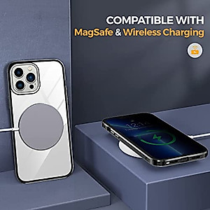 [2023 New Safety Lock+Camera Protector] Magnetic Case for iPhone 13 Pro Max,[100% Screen Sensitivity ][Anti-Peeping Screen Protector] Double Sided 9H Glass Privacy Case for iPhone 13 Pro Max