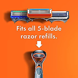 Gillette Fusion5 Power Razors for Men, 1 Gillette Razor, 1 Razor Blade Refill, 1 Battery