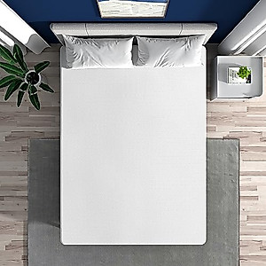 UniPon 2 Inch Gel-Infused Memory Foam Mattress Topper for Full Size Bed, Ventilated Bed Foam Topper for Back Pain and Pressure Relief, High-Density Cooling Mattress Pad with Removable & Soft Cover