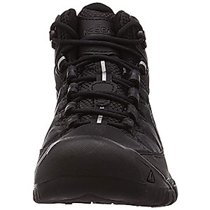 KEEN mens Targhee Exp Mid Wp Hiking Boot, Black, 8.5 US