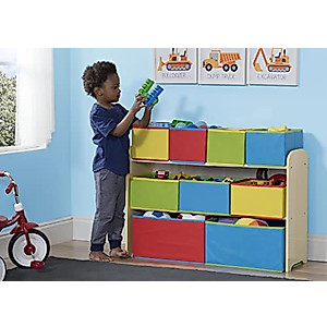 Delta Multi-Color Deluxe Toy Organizer with Storage Bins