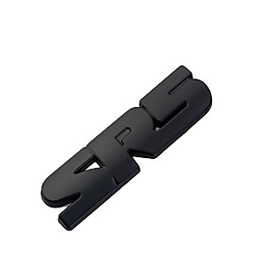 2Pc Blackout SR5 Embelm Overlay Badge Nameplate Sticker Decal Logo (Matte Black)