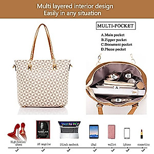 2E-youth Designer Purses And Handbags For Women Satchel Shoulder Bag Tote Bag For Work Clutch Purses (2-beige)