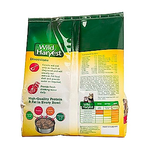 Wild Harvest Advanced Nutrition Diet For Ferrets, 3-Pound