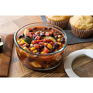 Pyrex Simply Store 2-Cup Round Glass Food Storage Dish