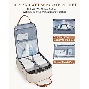 Travel Backpack For Women Men Laptop Backpack Flight Approved Carry On Bags For Airplanes Personal Item Bag For Airlines Casual Daypack Backpacks Travel Essentials Gym Work Traveling Backpack White…