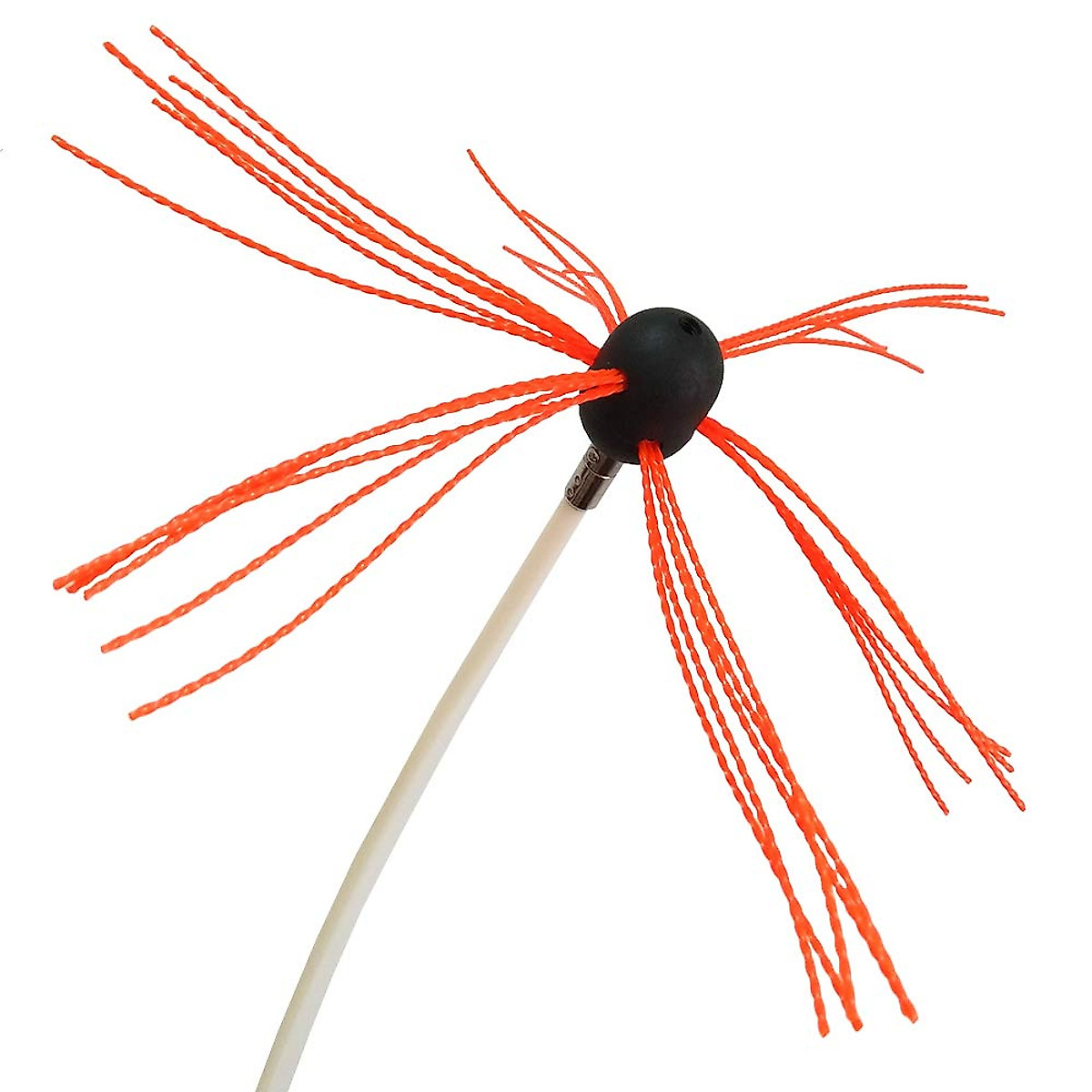 Xedragony Chimney Cleaning Brush Fireplace Flue Sweep Whip Cleaner Tools 30 Feet Rotary System Flexible 9 Rods Kit Drill Powered