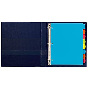 Avery Big Tab Write & Erase Durable Plastic Dividers for 3 Ring Binders, 8-Tab Set, Bright Multicolor, 1 Set (16130)