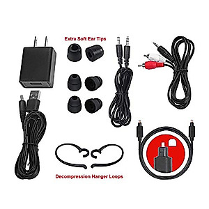 SIMOLIO SM823D Digital Wireless Headphones for TV with Optical in, TV Hearing Devices with Voice Highlighting, Balance and Tone Controls for Seniors and Hearing Impaired, 100FT Long Range