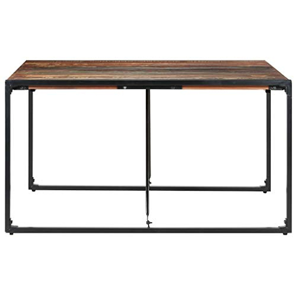 AJSEOYBS Large Dining Table,Industrial Rustic Kitchen Dining Room Table, Dinner Table for Kitchen, Living Room,Dining Table 55.1"x55.1"x29.5" Solid Reclaimed Wood