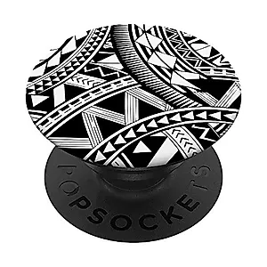 Cute Polynesian Tattoo Hawaiian Tribal Samoan - Gift PopSockets PopGrip: Swappable Grip for Phones & Tablets