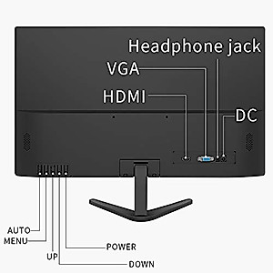 Prechen PC Monitors, 19 Inch Monitor 1440x900, 60 Hz, Computer Monitor with HDMI & VGA Interface, 5ms, Brightness 250 cd/m², Built-in Speaker LED Monitor for Laptop office