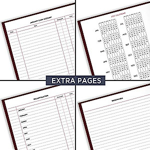 2022 Diary by AT-A-GLANCE, Standard Daily Diary, 5-3/4" x 8-1/4", Small, Red (SD38913)