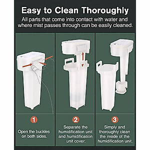 KOIOS Patented Cool Mist Humidifiers (2023 Upgraded), 4L Top Fill Ultrasonic Air Humidifier, Essential Oil Diffuser for Bedroom Large Room Home, 31H Runtime, Whisper Quiet Perfect for Babies, Plants