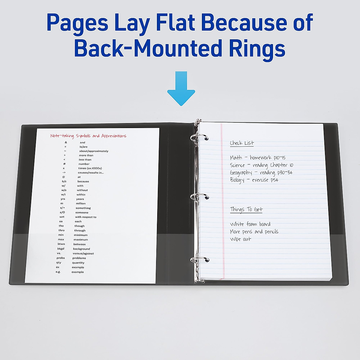 Avery Heavy Duty View 3 Ring Binder, 2" One Touch EZD Ring, Holds 8.5" x 11" Paper, 1 Red Binder (79225)