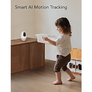 nooie Baby Camera Monitor, 2K Baby Monitor with Camera and Audio, 2.4Ghz WiFi Baby Monitor for Smartphone APP Control, Pet Camera, Motion and Sound Detection, HD Night Vision, SD or Cloud Storage