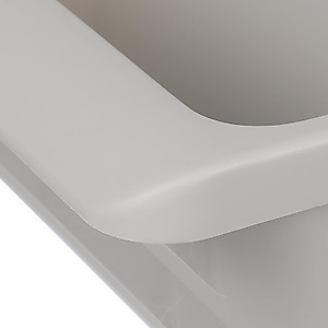 Cabilock 2pcs Storage Shoe Tray, Plastic Shoes Rack, Space-saving Shoe Organizer, No Assembly Required, Multifunctional