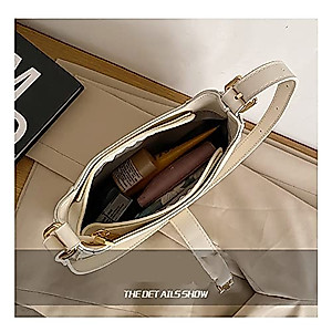 FVGWTVS Ladies Shoulder Bag Underarm Pu Messenger Bag Ladies Handbag Messenger Bag Fashion Bucket Bag