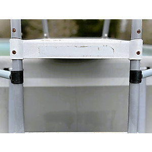 Above Ground Swimming Pool Ladder Latch **Sold as Set** Ladder Anchor Safety Stabilizer Pool Frame Reduce Injury**Stop Wear On Your Pool Liner**