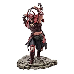 McFarlane Toys - Diablo IV Rend Barbarian and Blood Necromancer 2pk Gold Label 1:12 Scale Posed Figures, Gold Label, Amazon Exclusive