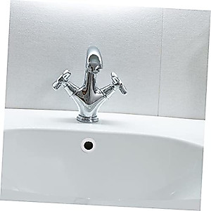 OSALADI 60pcs Washbasin Overflow Hole Bath Sink Sanitary Sink Ring Sink Hole Sink Overflow Trim Ring Sink Overflow Covers Wash Sink Ring Kitchen Accessory Basin Sink Strainer White Plastic