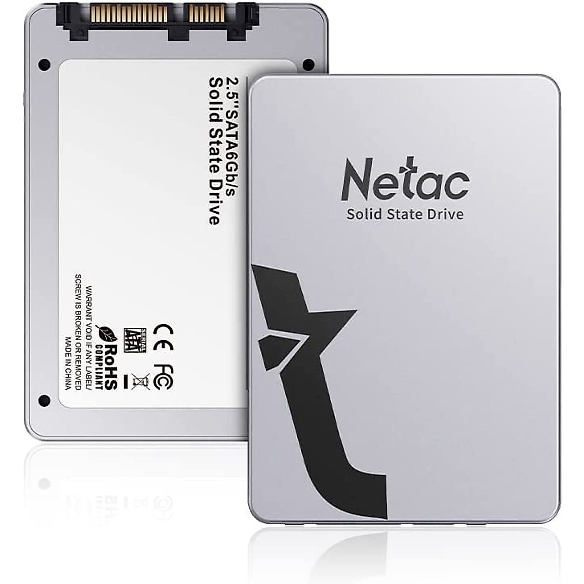 Netac 1TB SATA Internal Solid State Drive SSD Up to 550MB/s 2.5 Inch Internal SSD 3D NAND Easy to Install for Laptop Computer Upgrade Speed Game